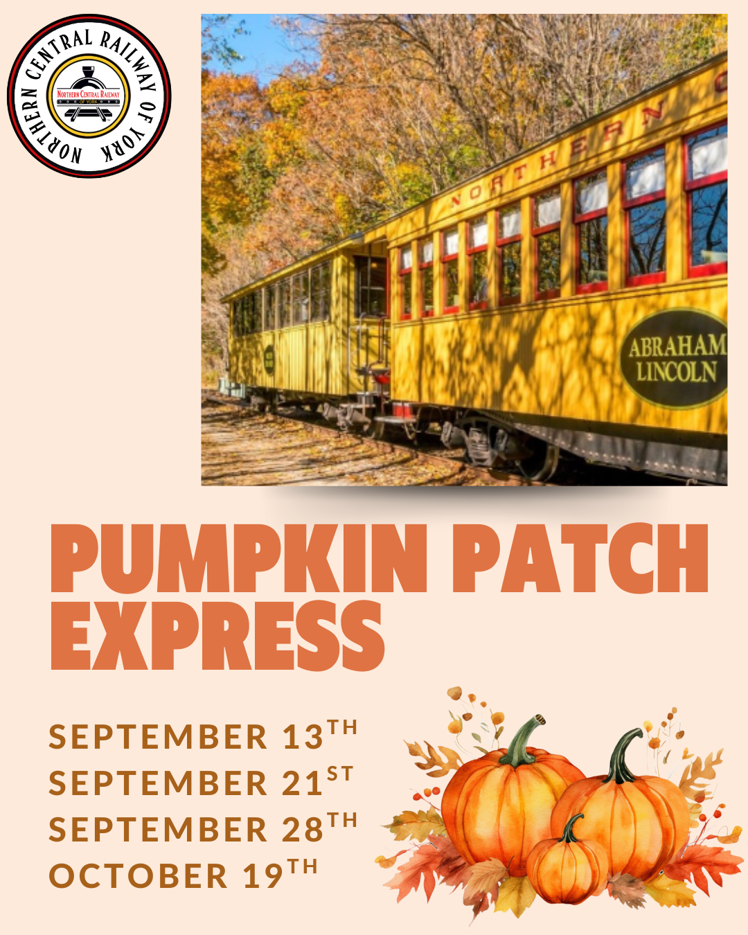 Pumpkin Patch - Northern Central Railway